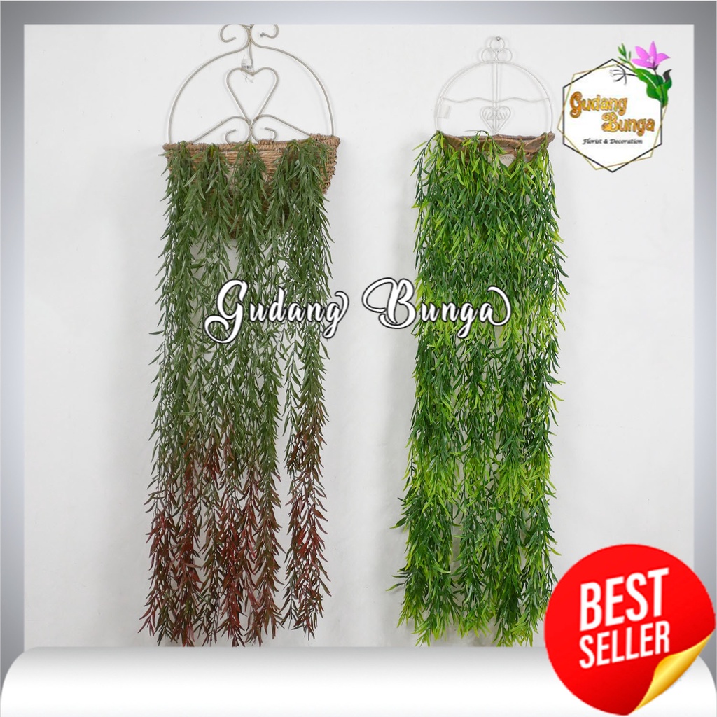 Jual DAUN RAMBAT JUNTAI BAMBU ARTIFICIAL DAUN BERCABANG BAMBOO GANTUNG ...