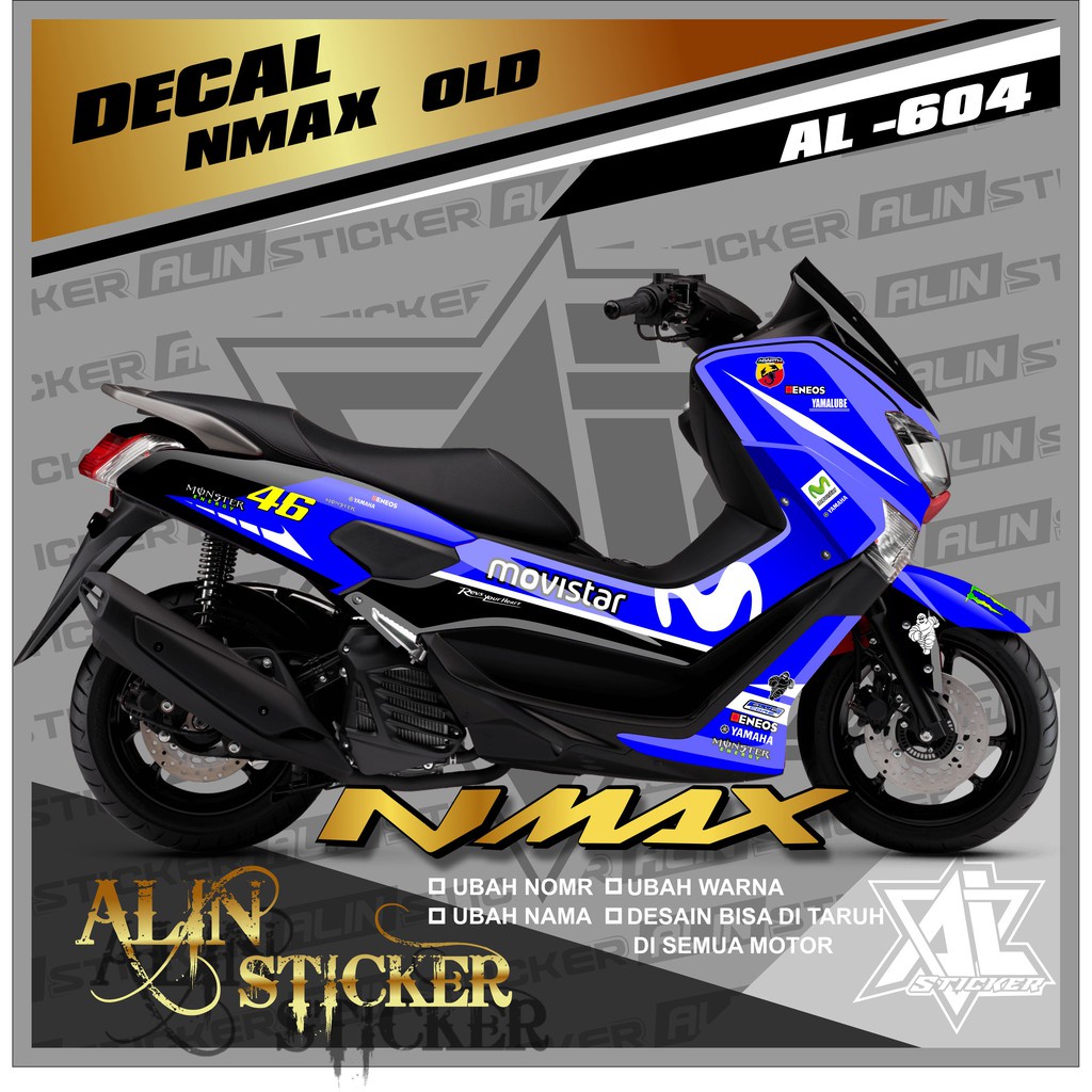 Jual Decal sticker motor / Decal motor Nmax 155 full body motif ...