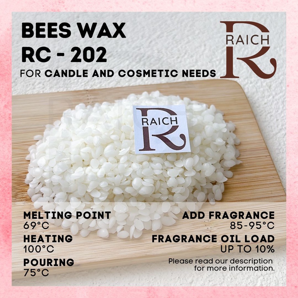 Jual 10KG BEESWAX RC-202 / White Bees Wax Cera Alba Cosmetic Bee Wax ...