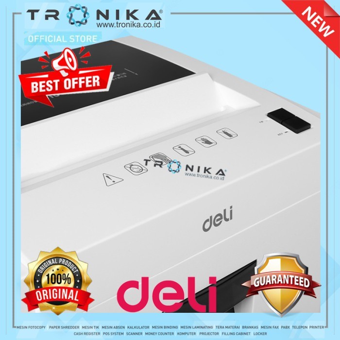 Jual MESIN PENGHANCUR KERTAS | DELI E-9952 | | GARANSI RESMI | Shopee ...