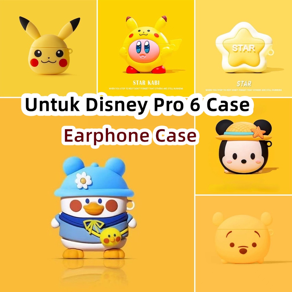 Jual 【inovasi】Untuk Disney Pro 6 Case Kartun trendi hitam keren Soft ...