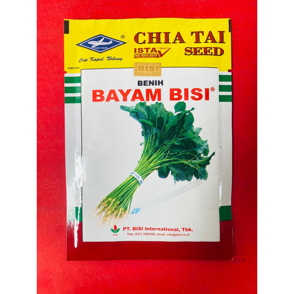 Jual Benih BAYAM BISI bayam cabut untuk sayur kemasan 50gr dari CAP ...