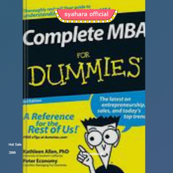 Jual Buku Complete MBA for Dummies | Shopee Indonesia