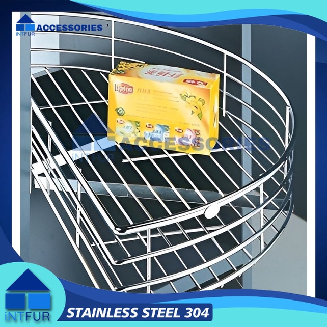 Jual Rak Sudut Panci Serbaguna Putar 180 Derajat Stainless Winston ...