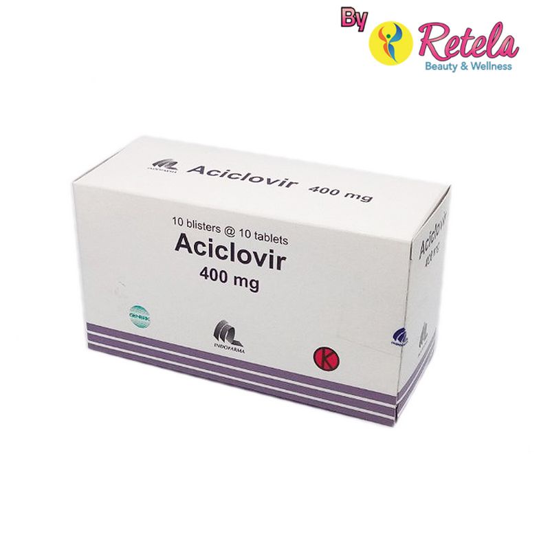 Jual ACICLOVIR 400MG 1 STRIP 10 TABLET (Gen-Yarindo) | Shopee Indonesia