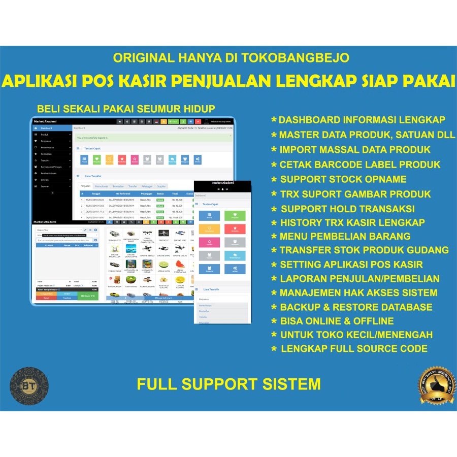 Jual APLIKASI WEB SOURCE CODE PENJUALAN KASIR INVENTORY APOTEK TOKO RETAIL GUDANG TOKO MULTI ...