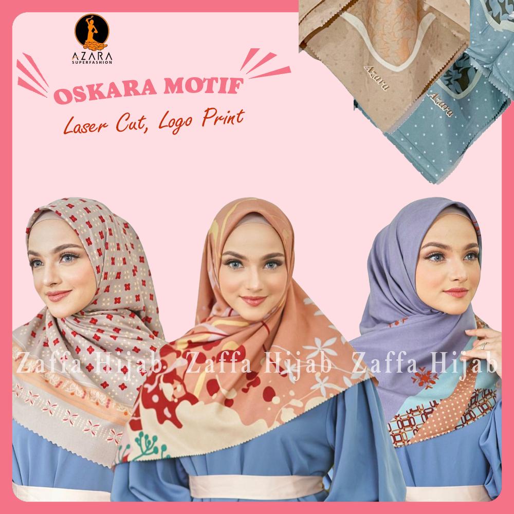 Jual Paket Hemat 7 pcs Oskara Motif Premium Laser Cut by Azara / Hijab ...