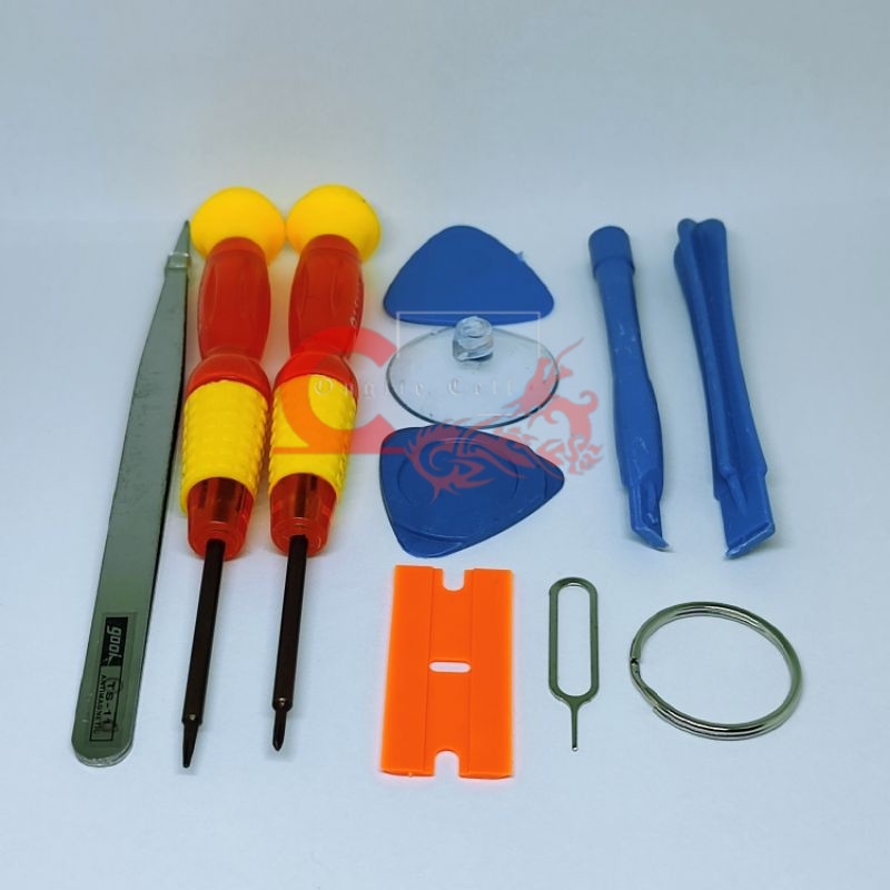 Jual ALAT TOOLS OBENG SET 10 IN 1 TOOLSET OBENG HP | Shopee Indonesia