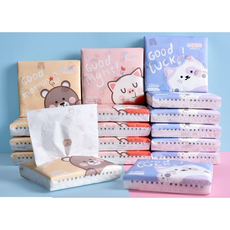 Jual Toko1234. Tissue Karakter Lucu Isi 120 Lembar Sekali Pakai / Tisu ...