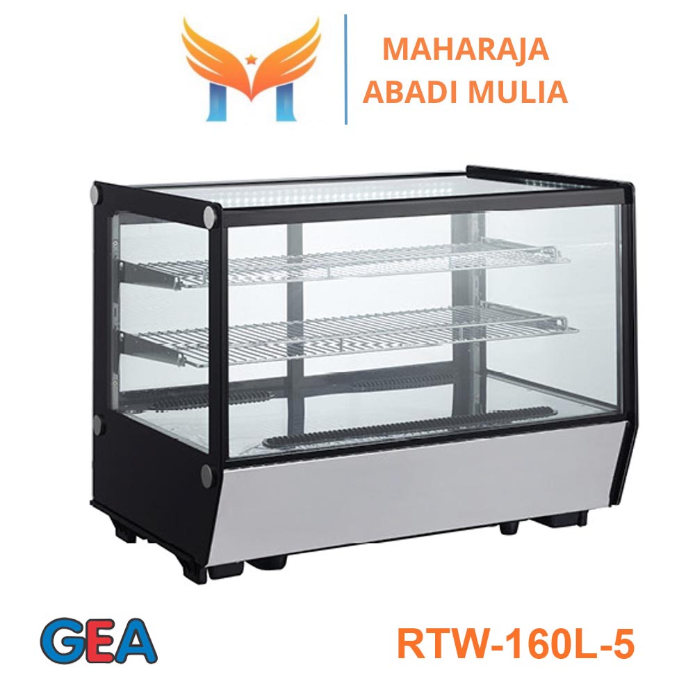 Jual Showcase Pendingin Kue Gea Rtw-160L-5 Counter Top Cake Showcase Kapasitas 160 Liter Garansi ...