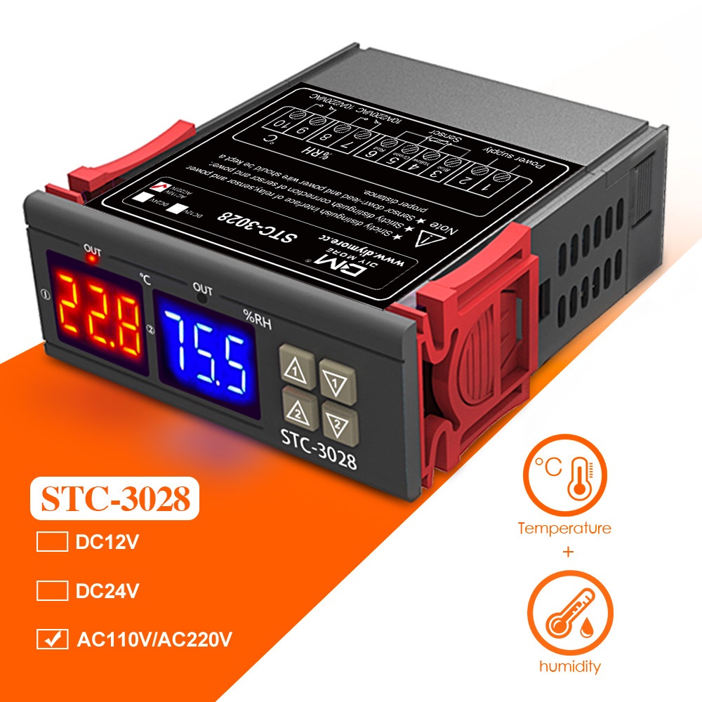 Jual STC-3028 AC110-230V Pengendali Suhu dan Kelembapan Serbaguna ...