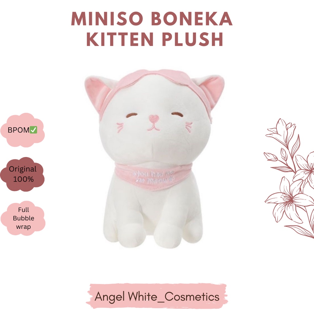 Jual MINISO BONEKA KITTEN PLUSH | Shopee Indonesia