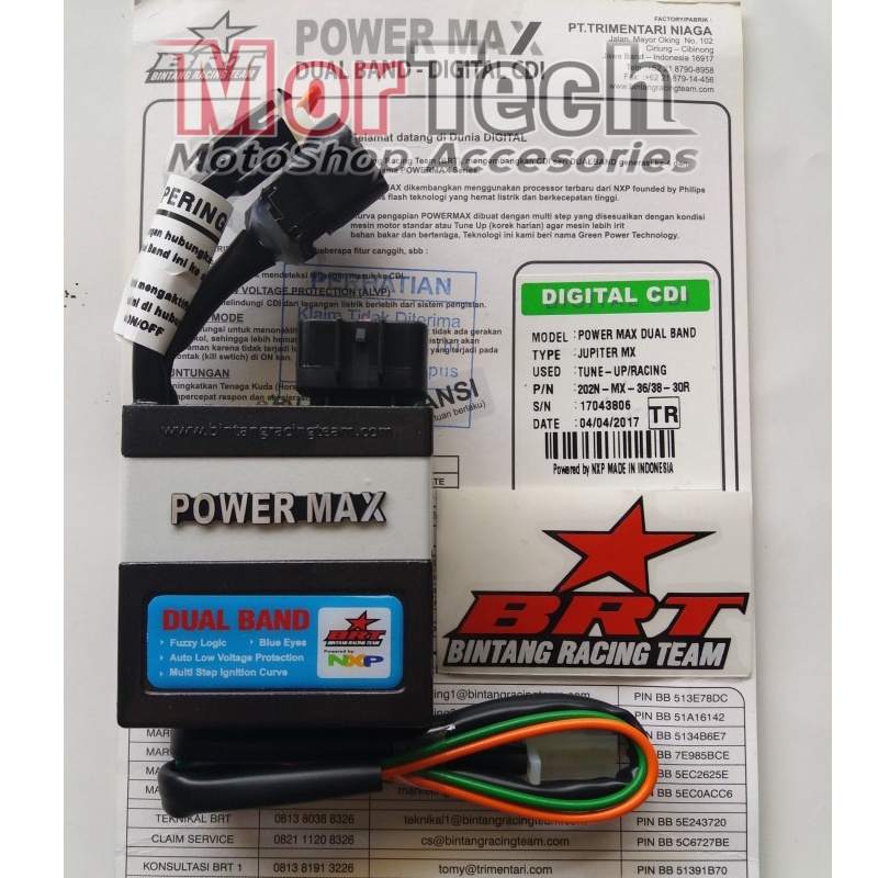 Jual BRT CDI Racing TR PNP MX New / MX OLD Power Max Dual Band | Shopee ...