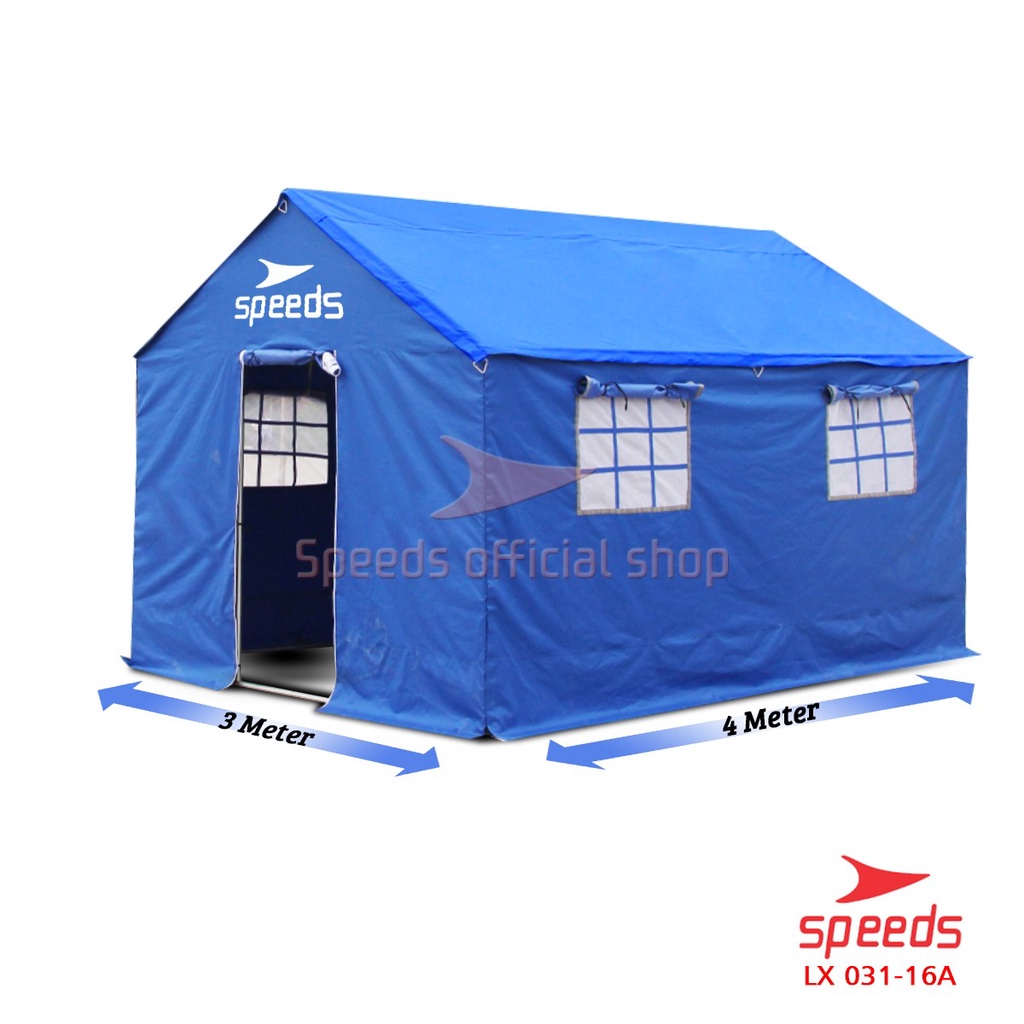 Jual SPEEDS Tenda Komando Posko Panitia Tenda Barak 3x4 m Tenda Militer ...