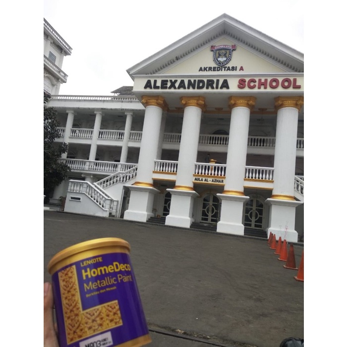 Jual LENKOTE HOMEDECO Cat Emas Tembaga Silver Tembok Besi Tempa ...