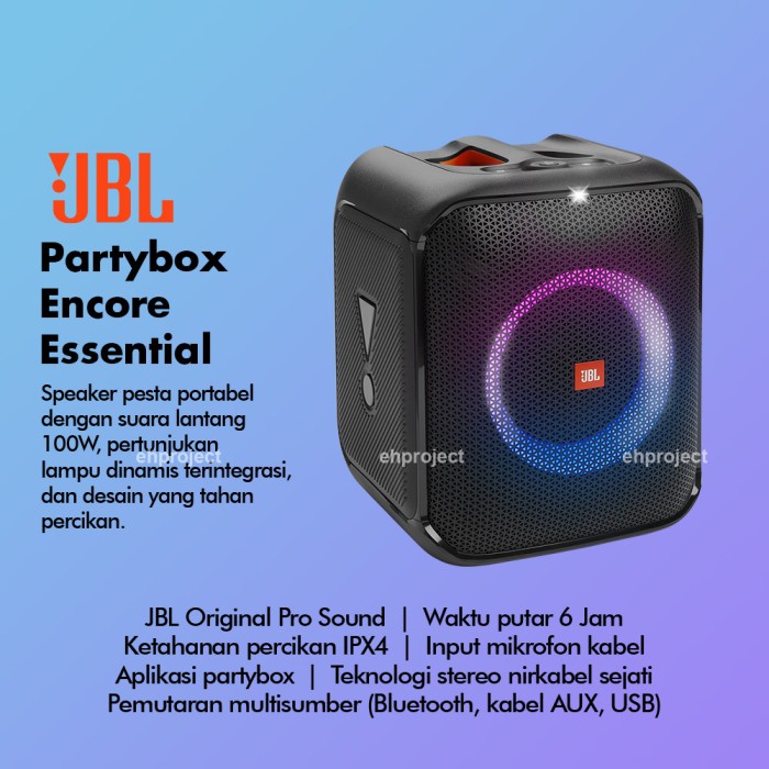 Jual JBL Party Box Encore Essential Sound Built-in Dynamic Light Show ...