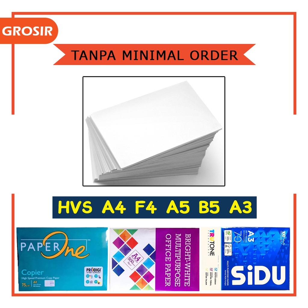 Jual Kertas HVS Lembaran A4 A5 | Shopee Indonesia