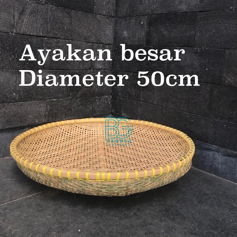 Jual ayakan tampah bambu Diameter 50-52cm (Grade A) | Shopee Indonesia