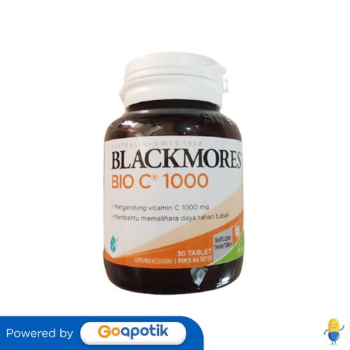 Jual Blackmores Bio C 1000 Mg Botol 30 Tablet | Shopee Indonesia