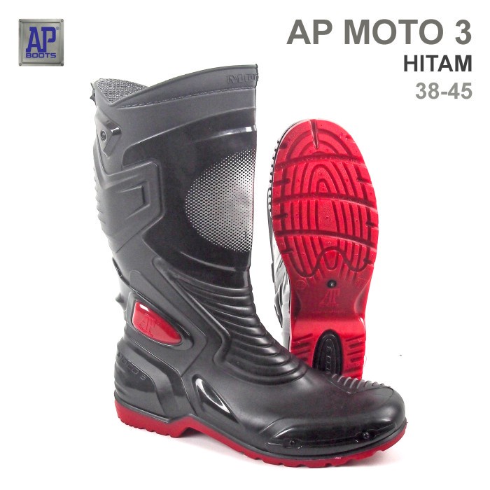 Jual AP Boots MOTO 3 - Sepatu Boot PVC | Shopee Indonesia