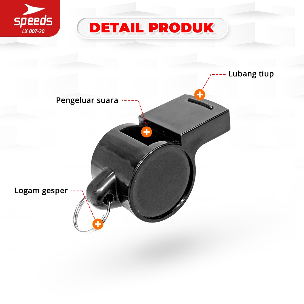 Jual SPEEDS Peluit Wasit Pluit Treble Whistle Olahraga Periwitan ...