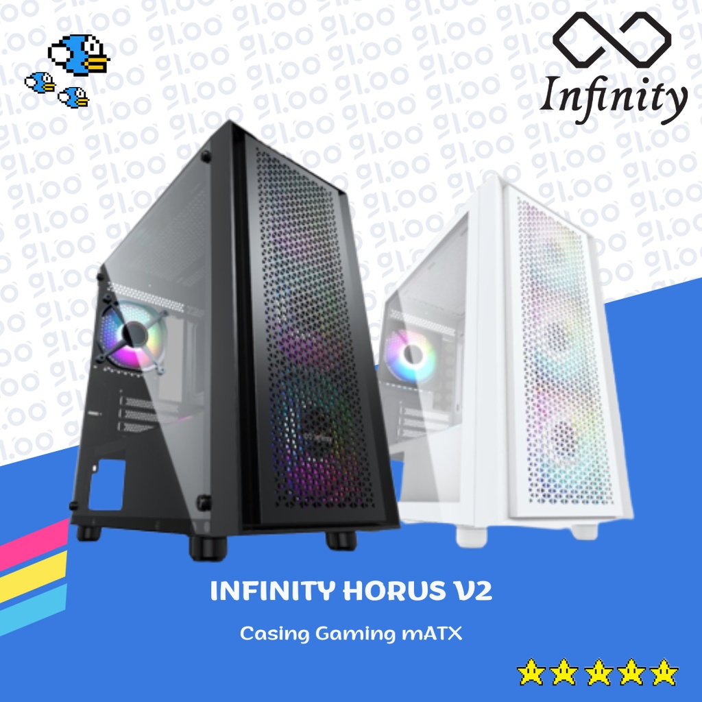 Jual Casing Infinity Horus V2 - MicroATX Gaming Case Infinity Horus V2 ...