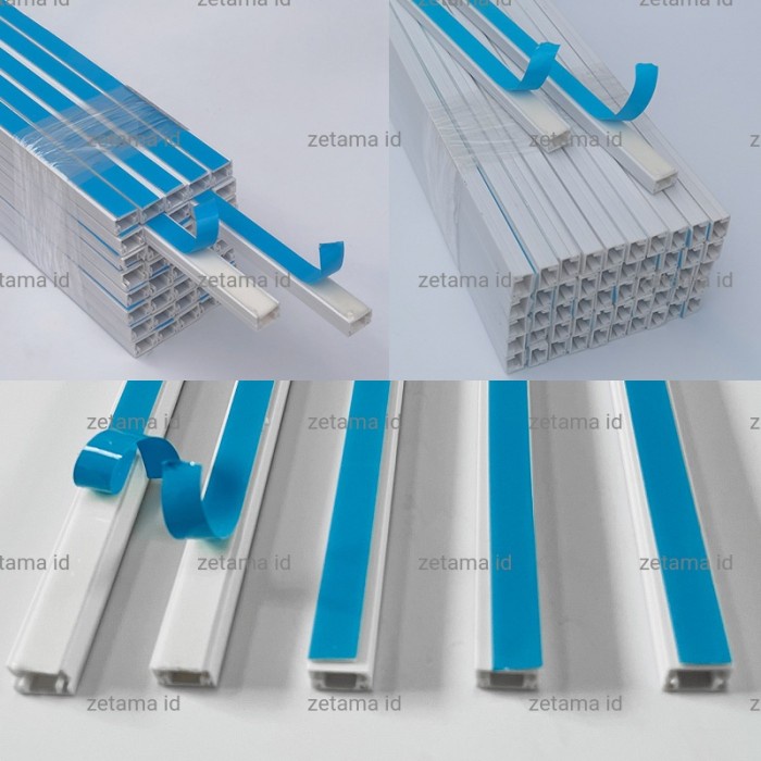Jual Kabel Duct Lem Dobel Tape Pelindung Kabel Cable Duct 24x14mm ...