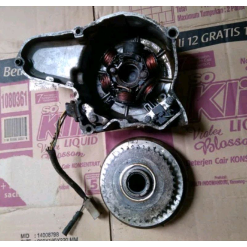 Jual Maghnit+Spull Full Set Komplit Honda SUPRA X LAMA GRAND SUPRA FIT LAMA Original fullset ...