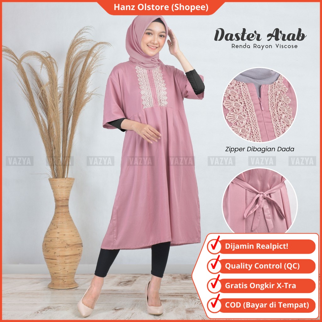 Jual Hanz Olstore Daster Daater Kekinian Dadter Daste Cewek Promo Polos ...