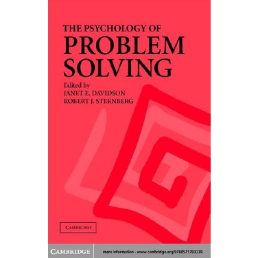 Jual Davidson Sternberg - The Psychology of Problem Solving | Shopee Indonesia