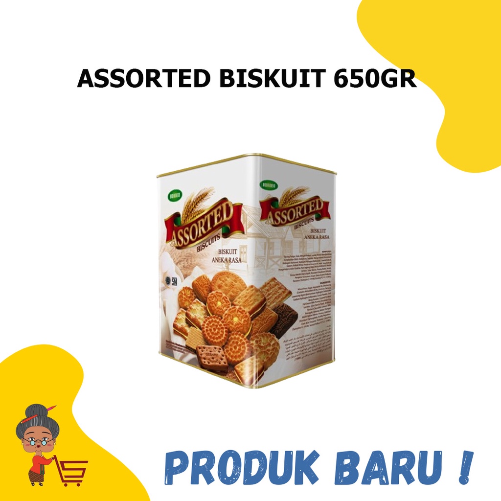 Jual BORNEO ASSORTED BISKUIT 650 GRAM / ASSORTED BISKUIT 650 / BISKUIT ...