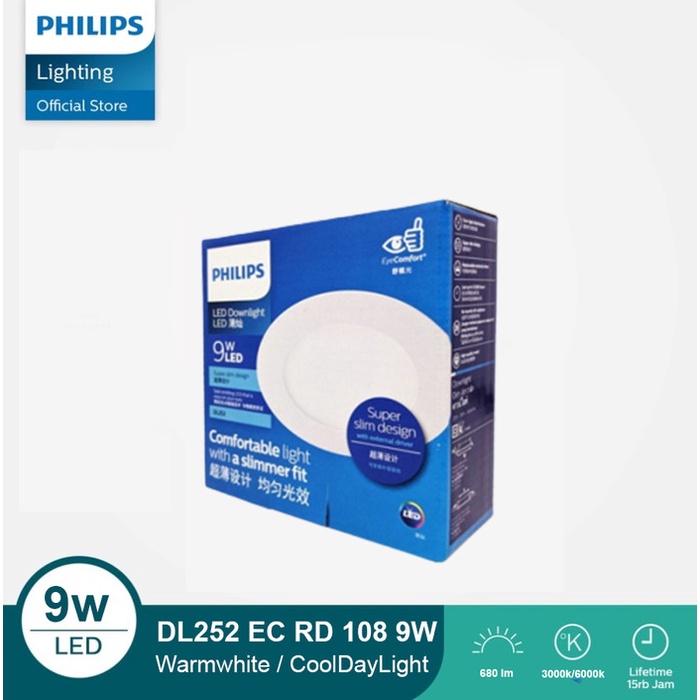 Jual DL252 EC RD 108 9W HV Downlight LED Philips - Kuning | Shopee ...