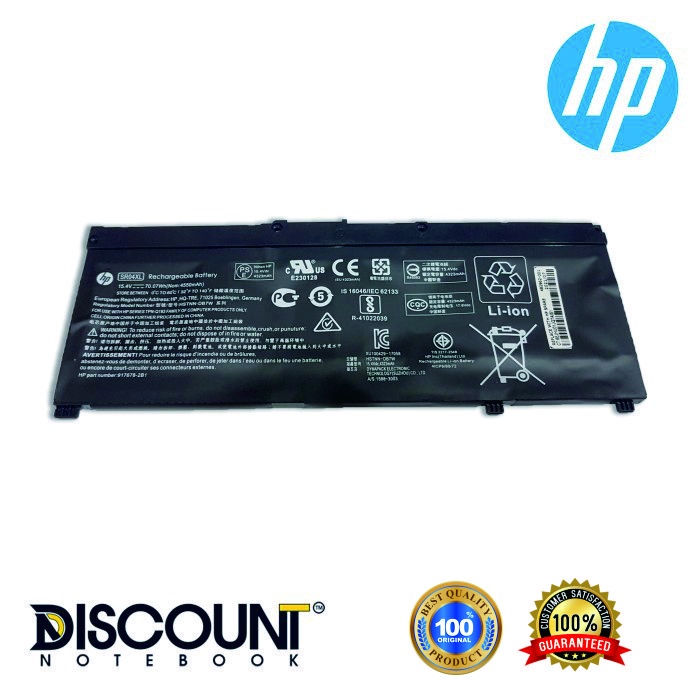 Jual BATERAI ORIGINAL BATRE BATTERY LAPTOP HP Omen 15-CB, 15-CE (SR04XL ...
