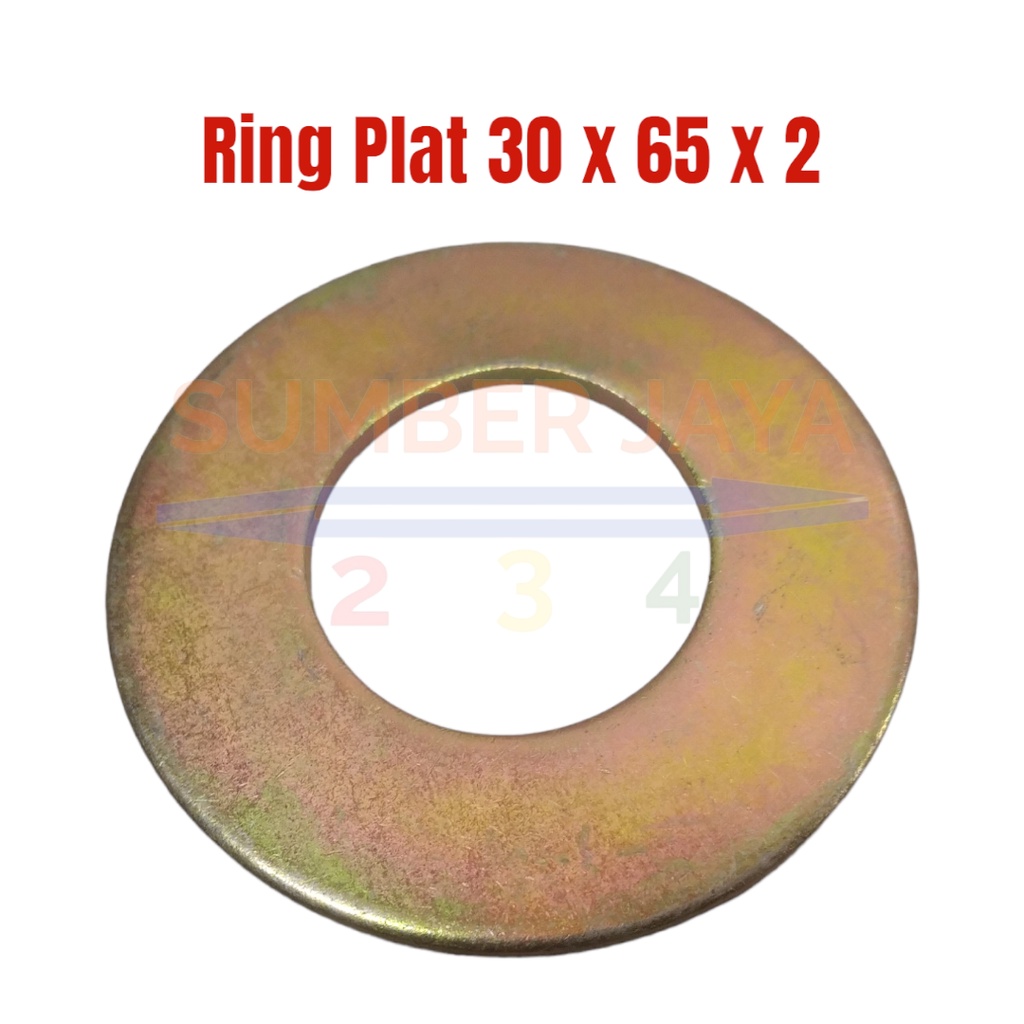 Jual Ring Plat M30 30x65x2 Kuning per 1 Pcs | Shopee Indonesia