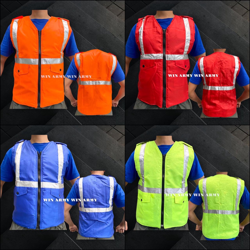 Jual Rompi proyek/rompi parkir/rompi safety kerja | Shopee Indonesia