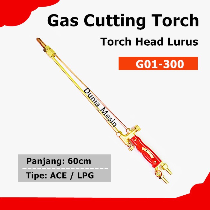Jual Gas Cutting Torch G01-300 60cm Lurus Stang Las Blender Potong ...