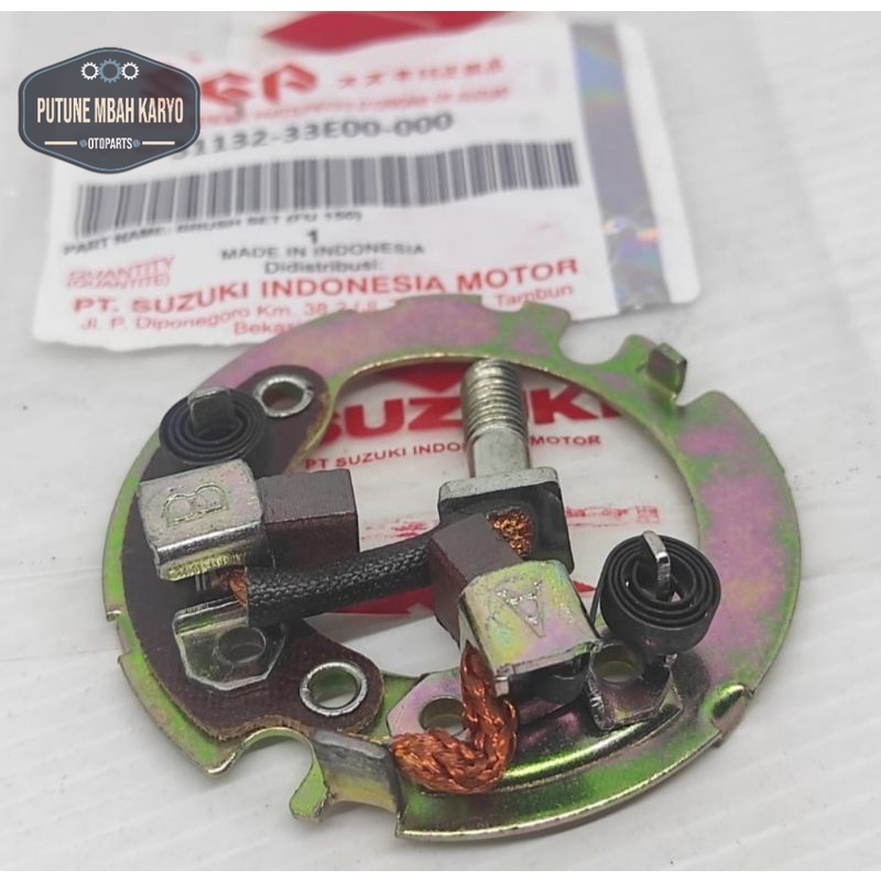 Jual ARENG STARTER STATER COOL BRUSH ASSY SATRIA FU 150 B25 | Shopee ...
