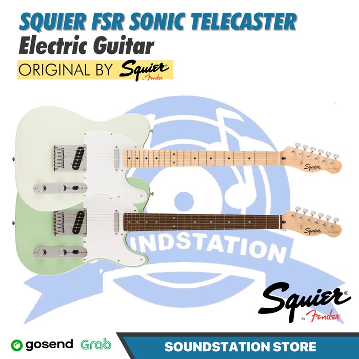 Jual Squier FSR Sonic Telecaster Electric Guitar - Gitar Elektrik | Shopee Indonesia