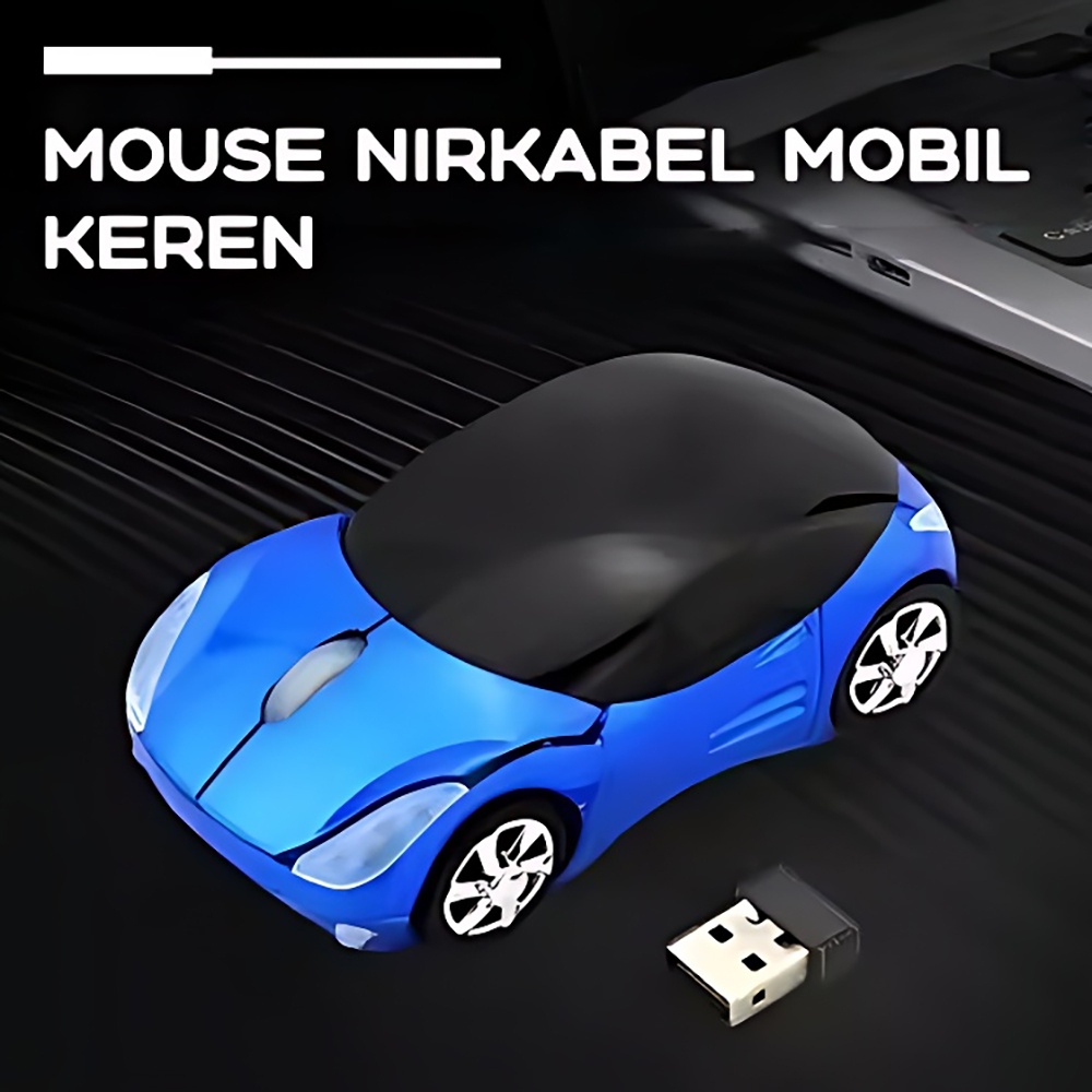 Jual Mouse Wireless Gaming Penerima USB Tetikus Optik Nirkabel Bentuk ...