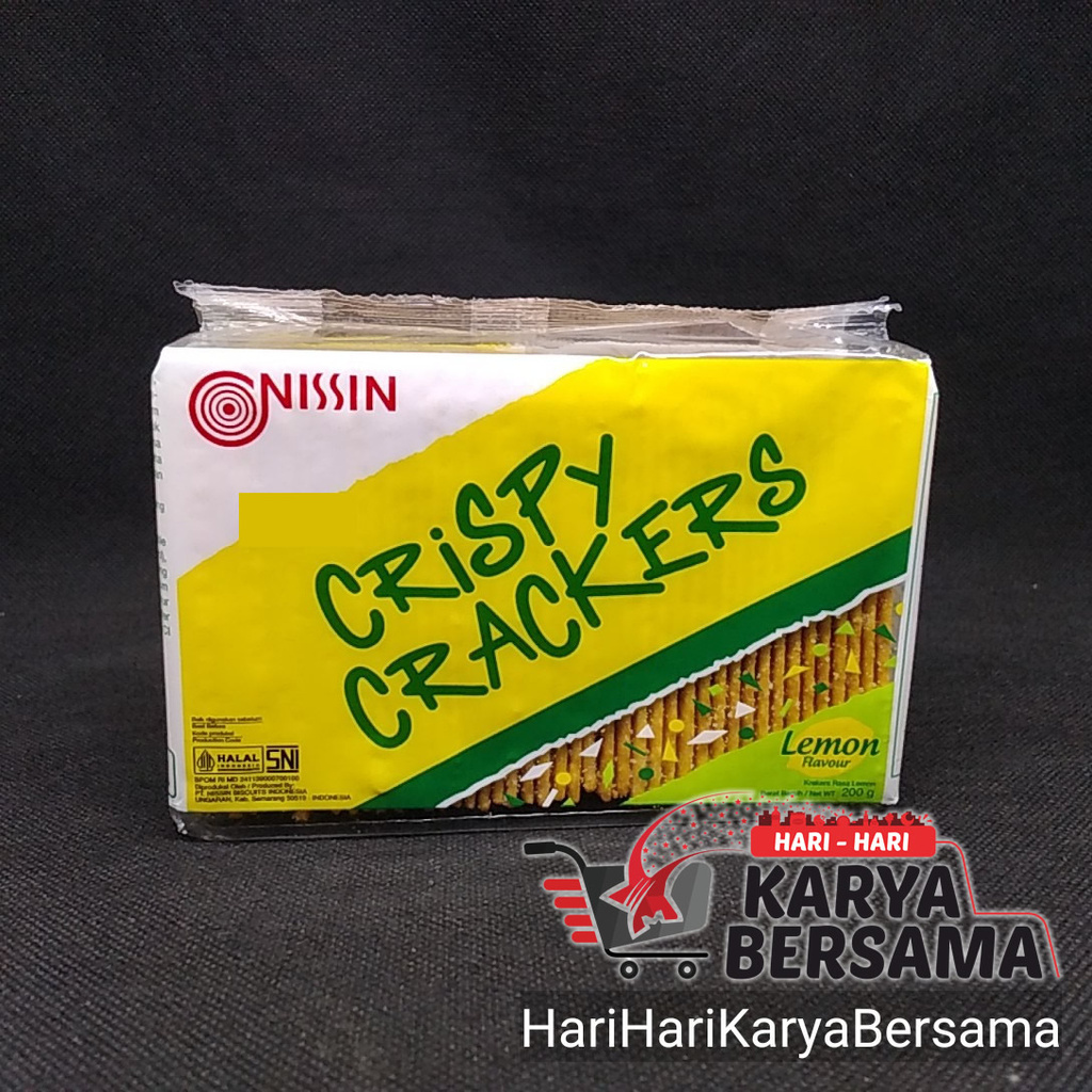 Jual NISSIN CRYSPY CRACKERS LEMON 200GR | Shopee Indonesia