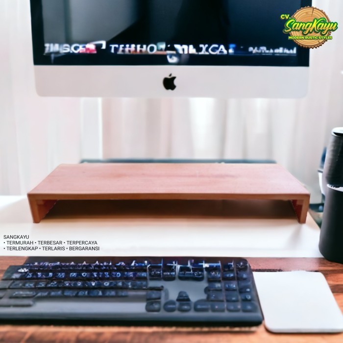 Jual Meja laptop table monitor meja kayu serbaguna 35x20 cm meja mini ...