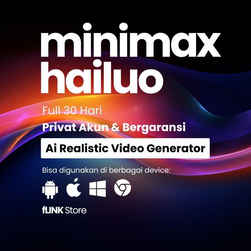 Jual Minimax Hailuo Ai Realistic Video Generator 30 Hari Resmi Shopee