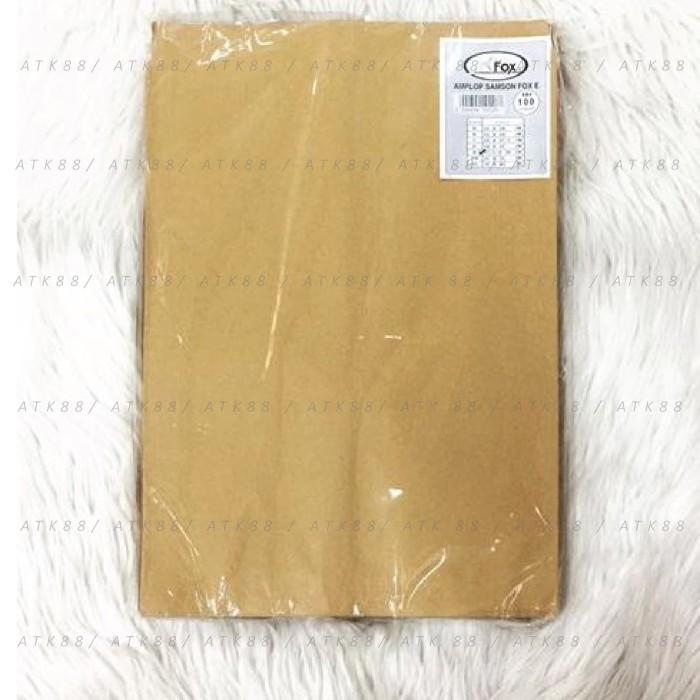 Jual Amplop Coklat / Samson Fox E (Map) isi 100 Buah | Shopee Indonesia