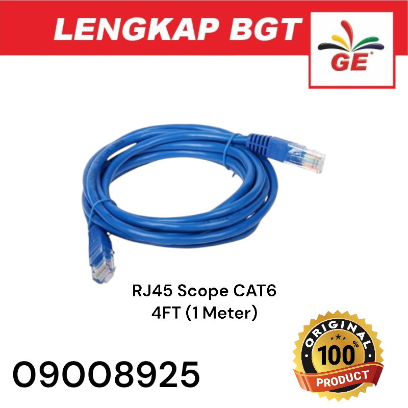 Jual AMP COMMSCOPE PATCH CORD CAT6 4 FEET PATCHCORD FTP UTP CAT 6 4FT ...