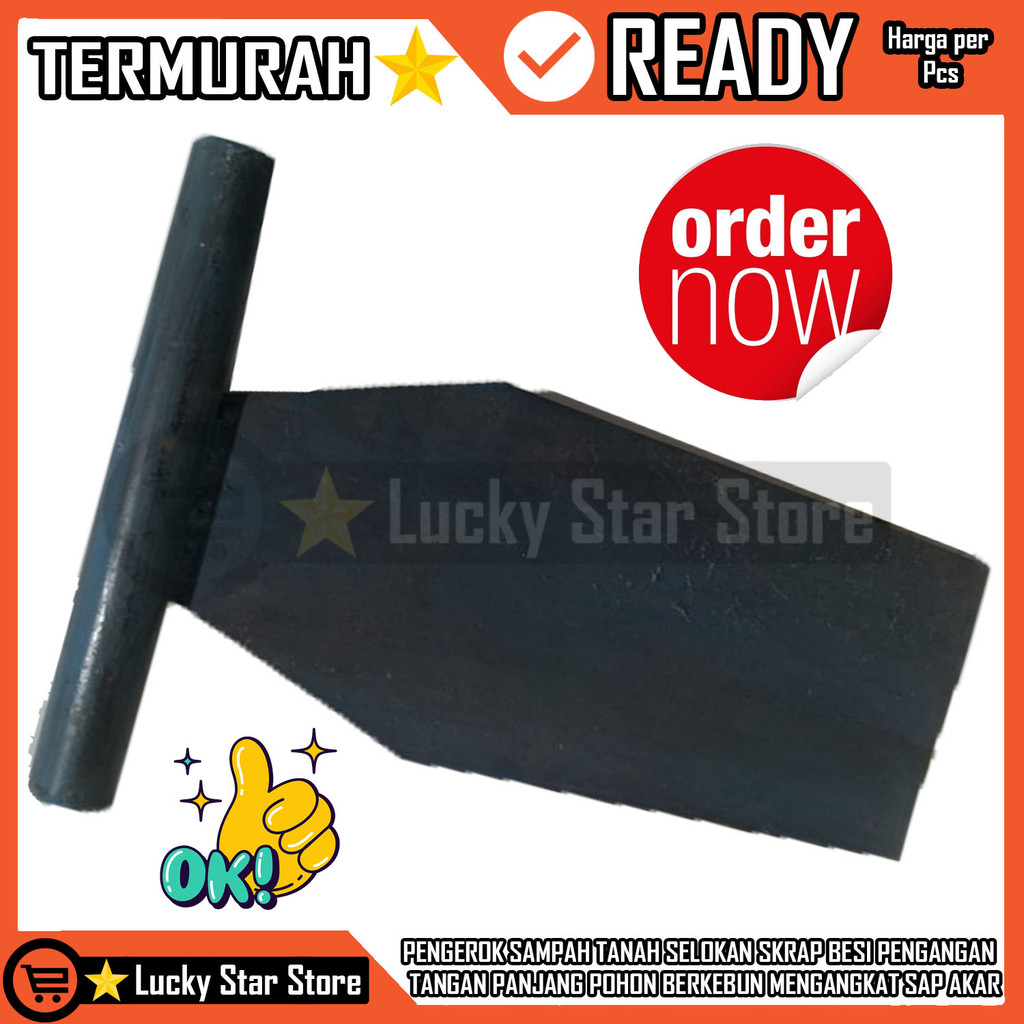Jual Pengerok Tangkai Sap Tanah Alat Kerok Cangkul Garuk Besar Pelubang ...