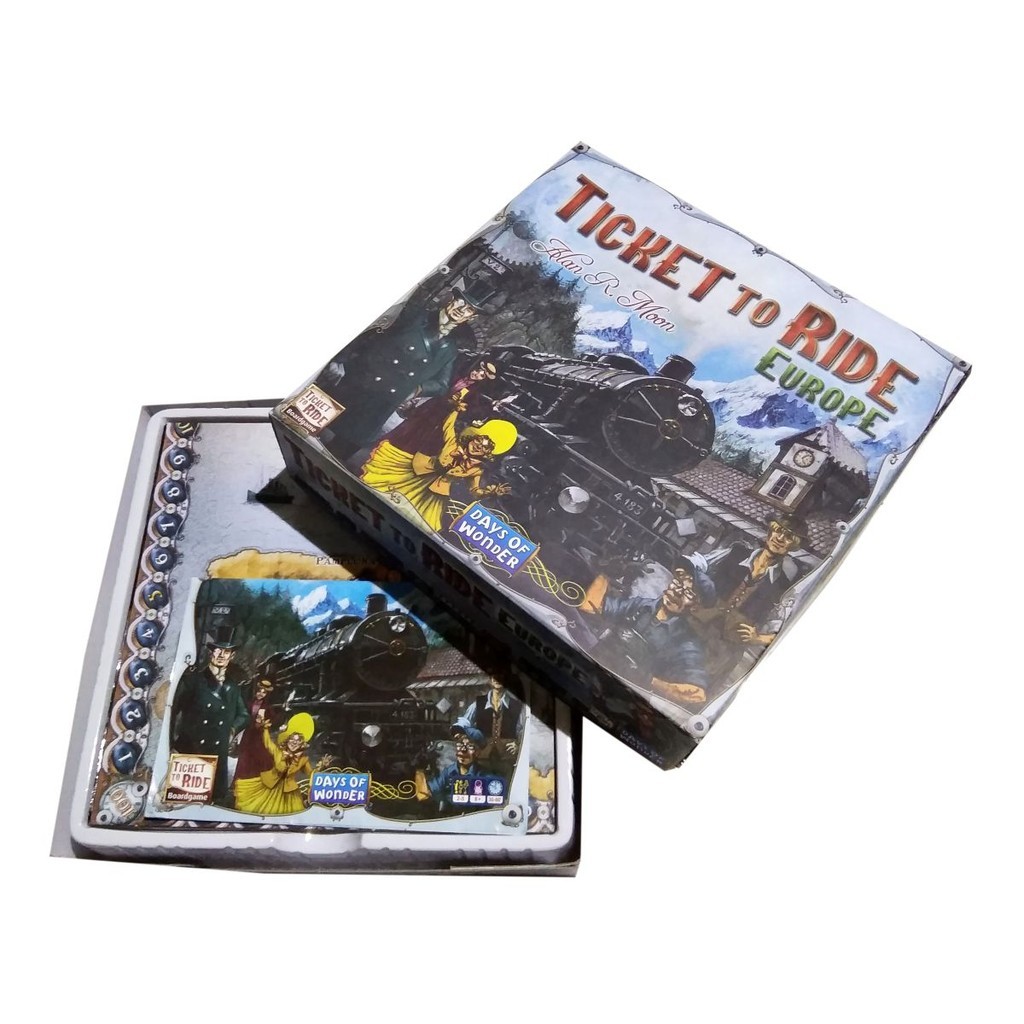 Jual Permainan Papan Game Ticket To Ride Europe Board Boardgame Anak ...