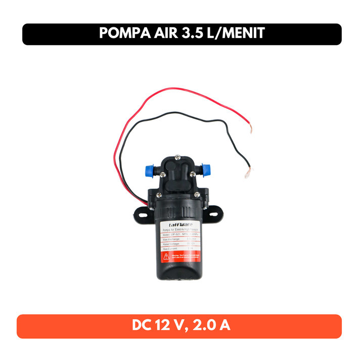 Jual Pompa Air 12V Water Pump Elektrik High Pressure 12V 2A 24W 24 Watt ...