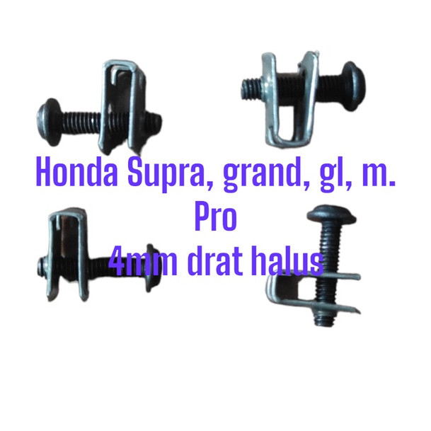 Jual Baut Klip baut jepit Batok Honda Drat Halus HIGH QUALITY | Shopee ...