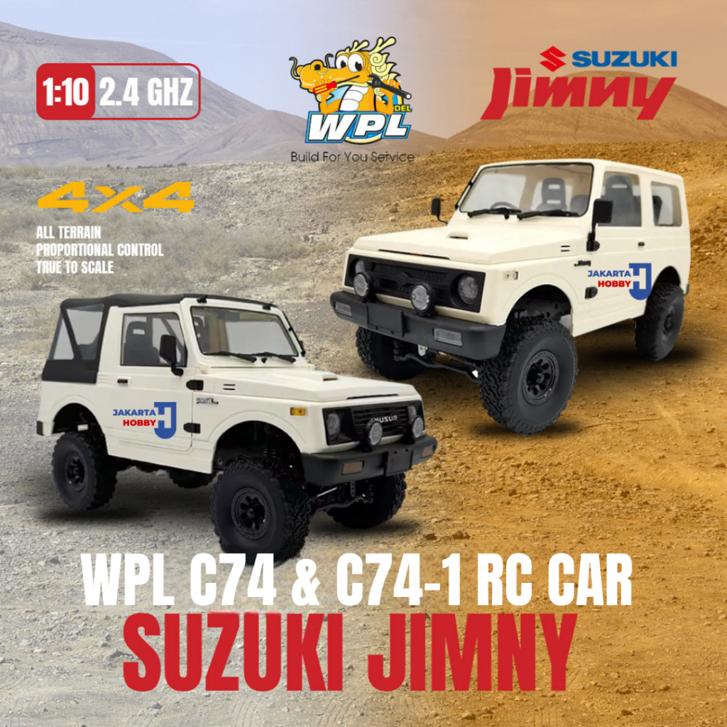 Jual RC Car WPL C74 C74-1 Suzuki Jimny Warrior 1/10 4WD Rc Adventure ...