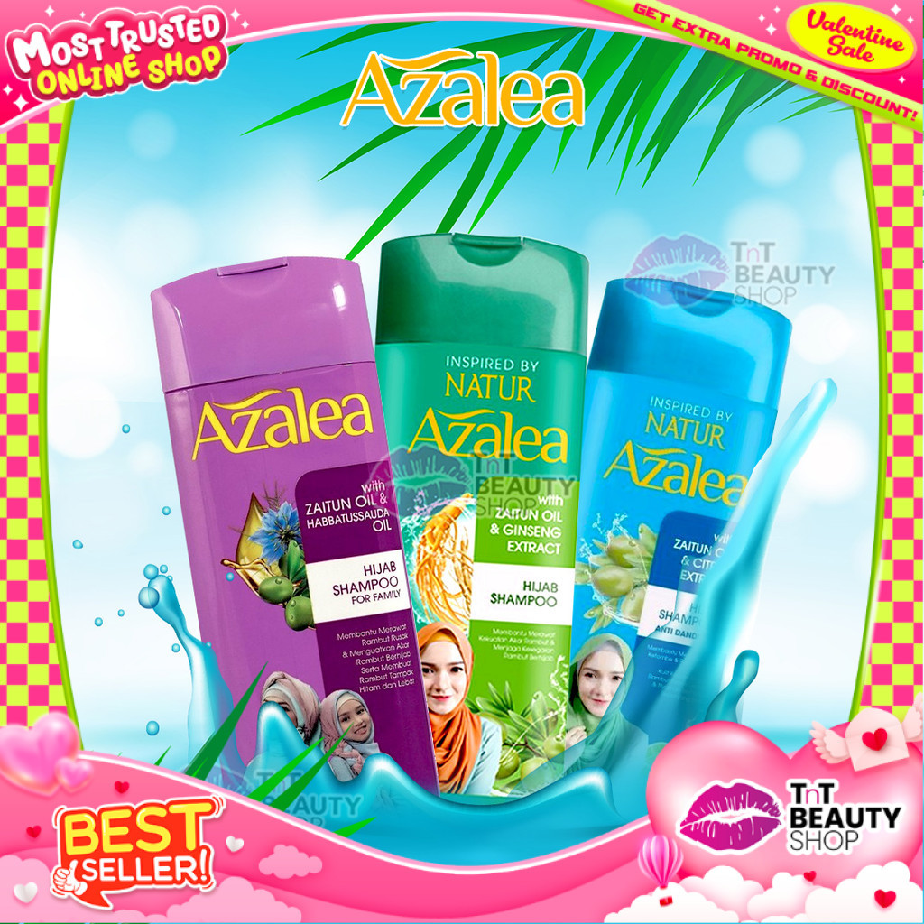 Jual Azalea Shampoo Citrus Extract - Zaitun Oil & Habbatussaudah Oil ...